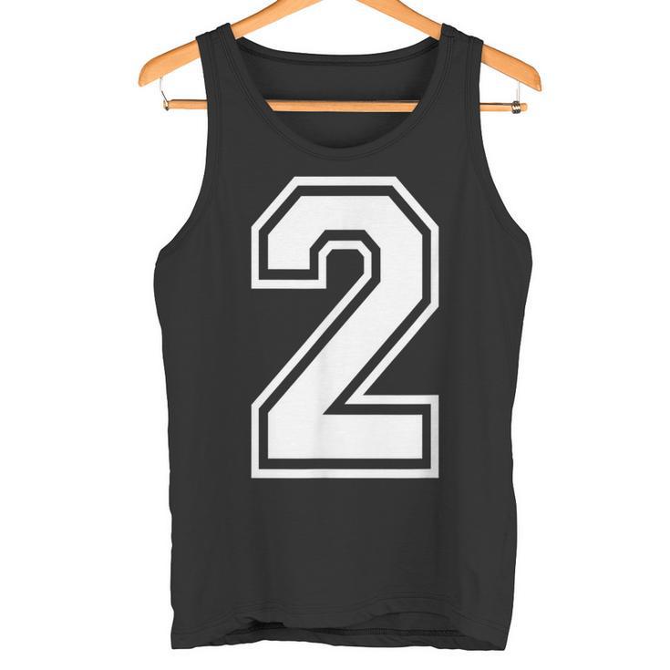Number 2 Birthday Numbered Uniform Sports Jersey Team Tank Top - Monsterry