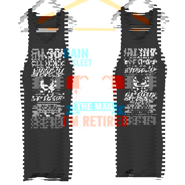 Retirement 2025 Retired Postal Worker Mailman Post Office Tank Top ...
