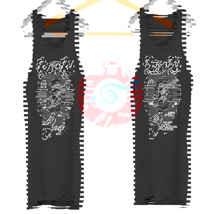 Rockabilly 1950s Dance Costume 50s Sock Hop Greaser Doo Wop Tank Top ...