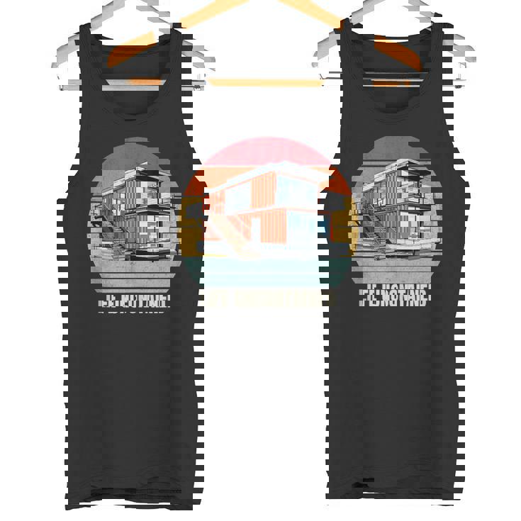 Shipping Container Home Life Uncontained Container House Tank Top Tank Top - Monsterry