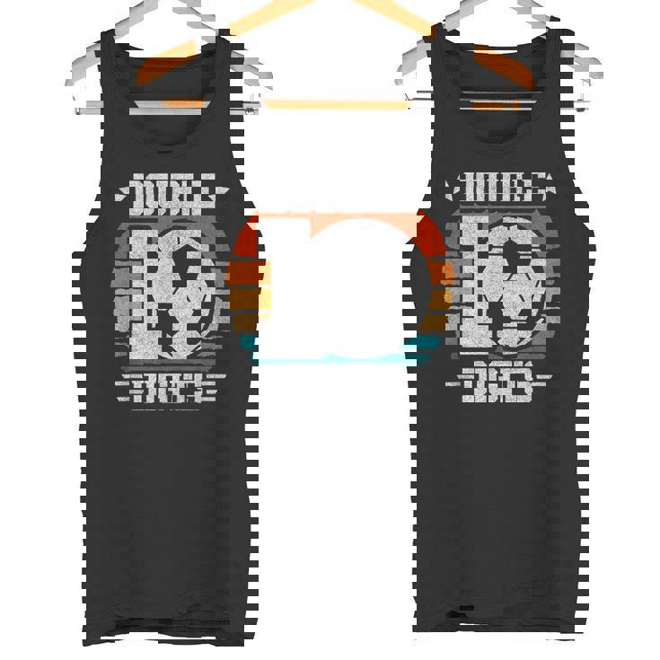 Soccer Birthday Double Digits 10 Year Old 10th Birthday Tank Top ...