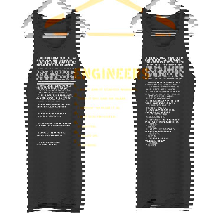 Understanding Engineers Engineering Mechanical Tank Top - Monsterry
