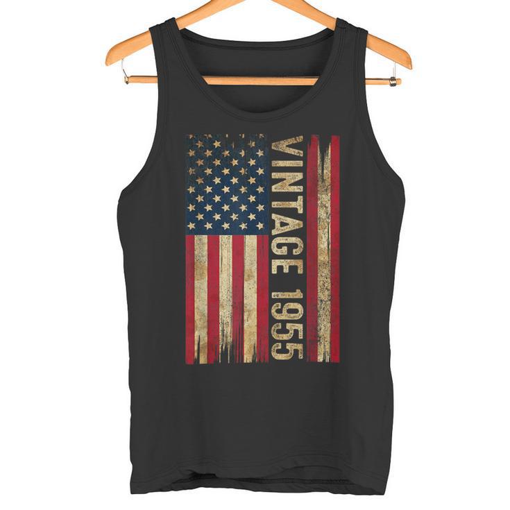 Vintage Made In 1955 American Flag 70th Birthday 70 Year Old Tank Top ...