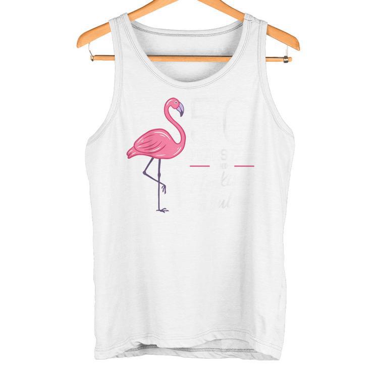 Flamingo 50th Birthday Flamingo Milestone 50 Years Tank Top - Monsterry