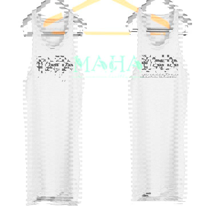 MAHA Healthy Eating Fitness RFK Jr Vegan Vegetarian Organic Tank Top ...