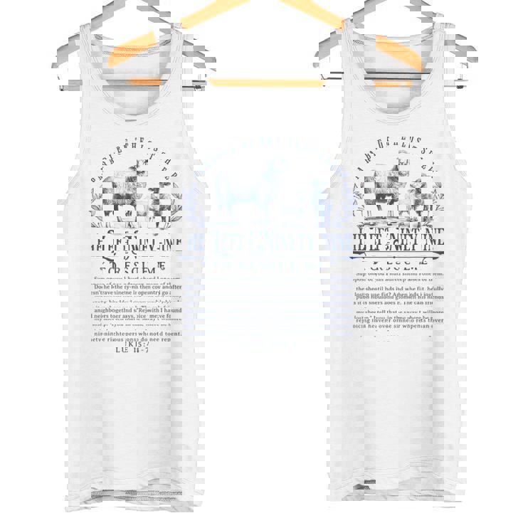 Parable Of The Lost Sheep Christian Cottagecore Lamb Luke 15 Tank Top ...