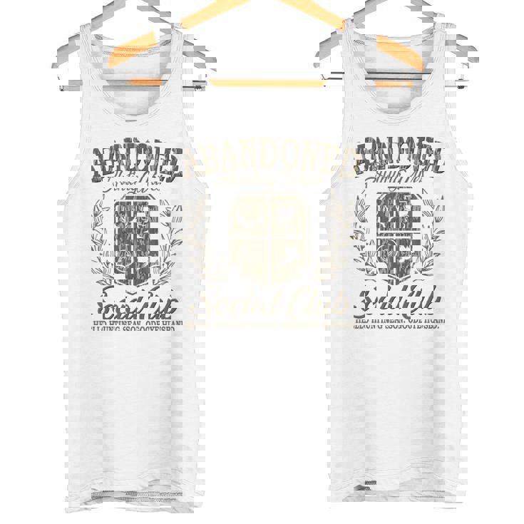Retro Abandoned Hunting Wives Social Club Hunting Hunter Tank Top ...