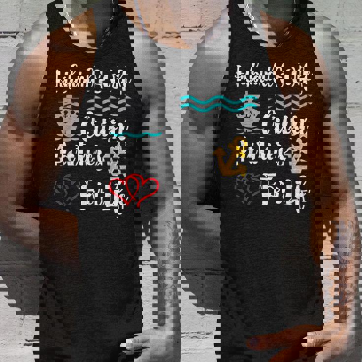 Cruise Ship Couple Husband & Wife Cruising Partners For Life Tank Top ...