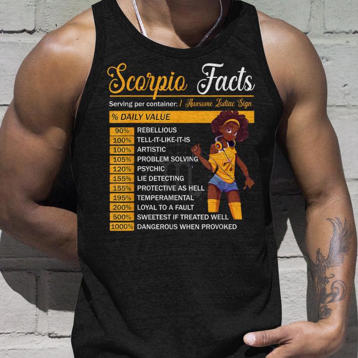 Cute Scorpio Facts Awesome Zodiac Sign Astrological Symbol Tank Top ...