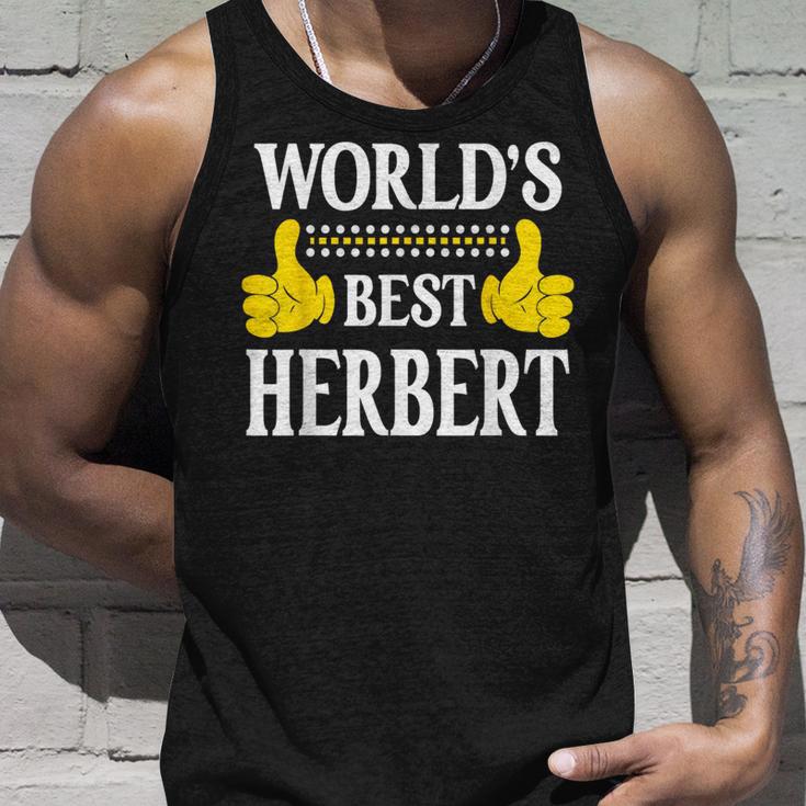 Herbert World's Best Personal Name First Name Herbert Tank Top ...