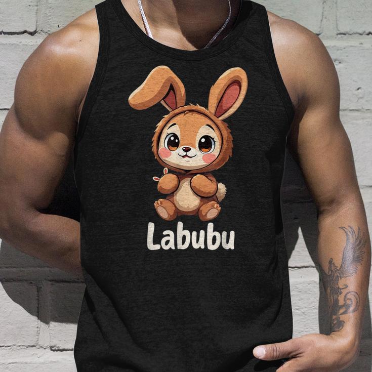 Labubu Cute Brown Bunny Monster Tank Top - Monsterry