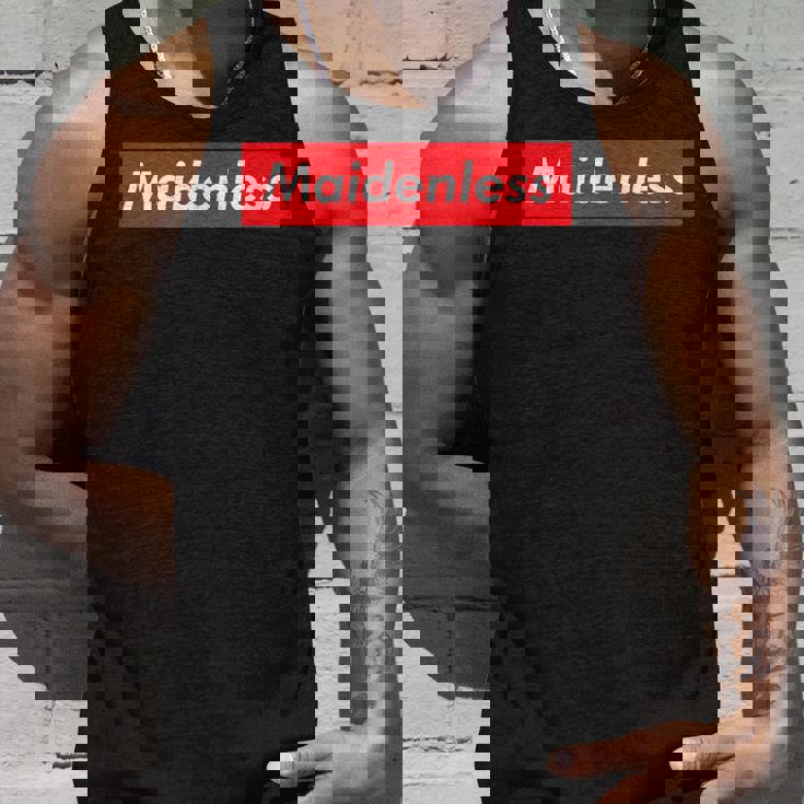 Maidenless Viral Meme Joke Gaming Gamer Urban Slang Tank Top - Monsterry