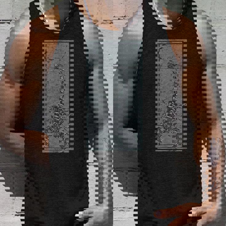 Occult Zodiac Sign Scorpio Tarot Card Astrology Gothic Devil Tank Top ...