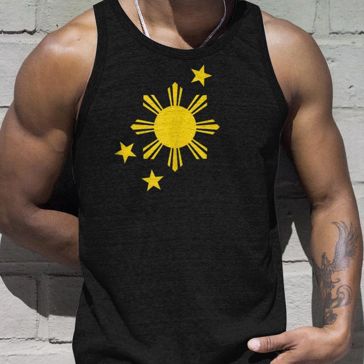 Philippines Flag Sun And Stars Luzon Visayas And Mindanao Tank Top Tank ...