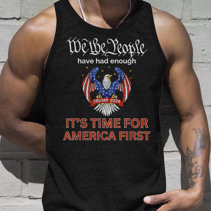 Pro Republican VOTE TRUMP 2024 America First We The People Tank Top ...