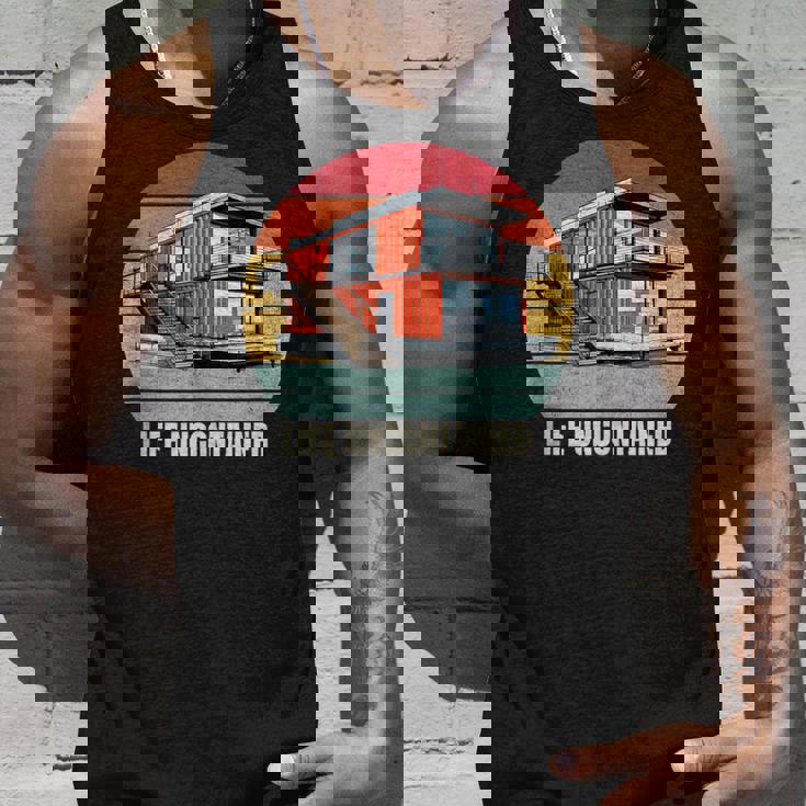 Shipping Container Home Life Uncontained Container House Tank Top Tank Top - Monsterry