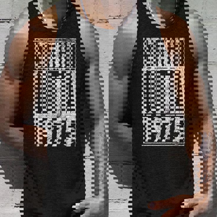 Straight Outta 1975 47th Birthday Shirt 47 Years Old Vintage Tank Top ...
