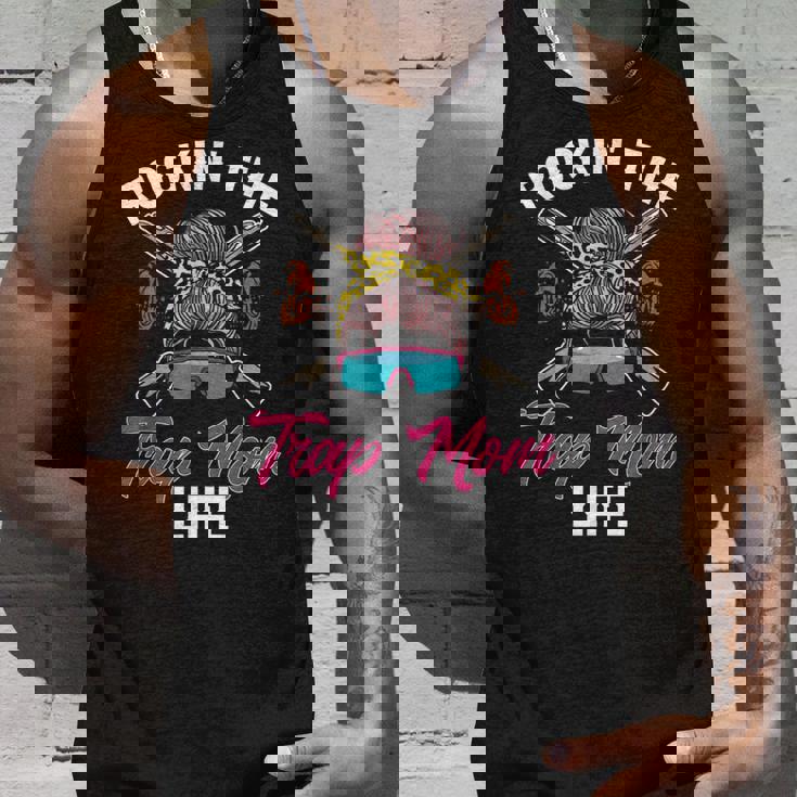 Trap Shooting Trap Mom Clay Pigeon Shooting Tank Top - Monsterry