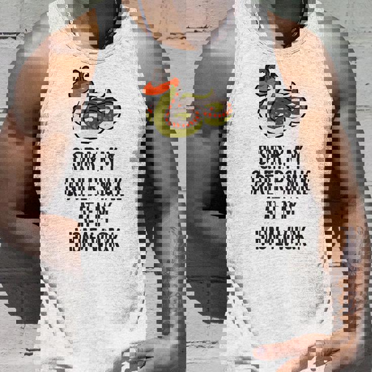 Sorry My Garter Snake Ate My Homework Garter Snake Tank Top - Monsterry