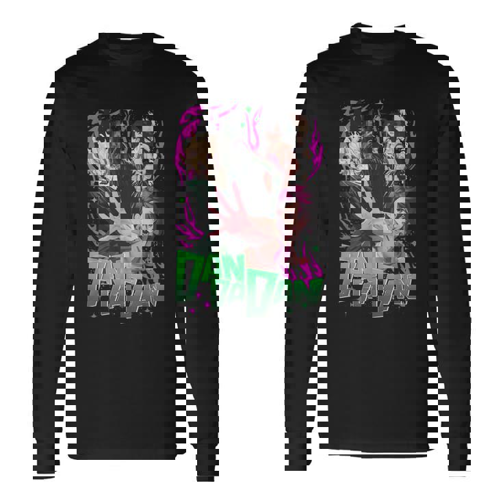 Cool Shonen Manga Anime Dandadan Long Sleeve T-Shirt - Monsterry
