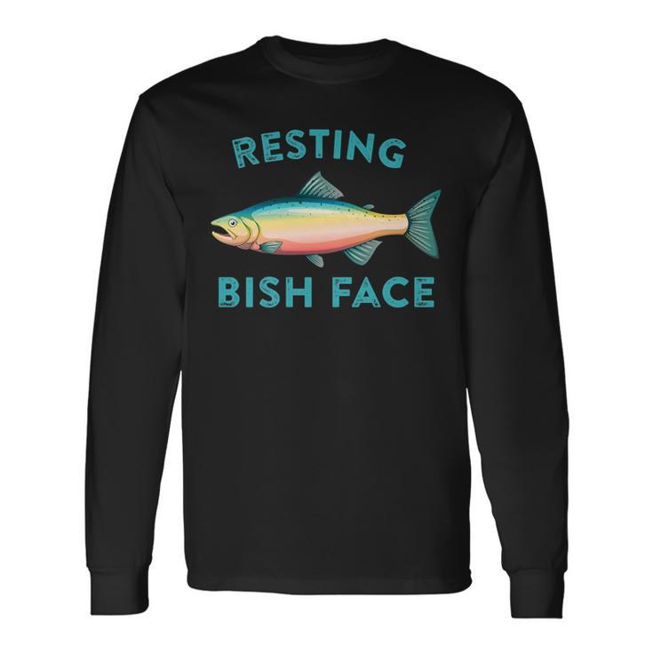 Resting Bish Face Fishing Meme Fish Pun Slang Phrase Premium Long ...