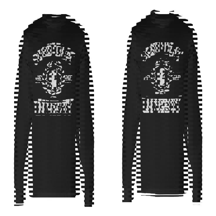 Skibidi Toilet University 2025 Skibidi Meme Gen Alpha Long Sleeve T ...