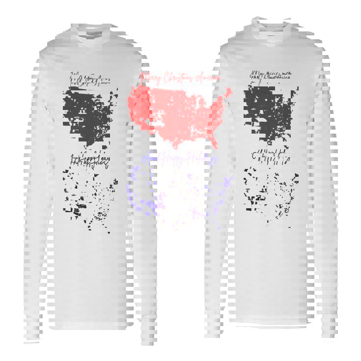 Trump 2024 Victory Map Can You Hear Us Now Long Sleeve T-Shirt - Monsterry