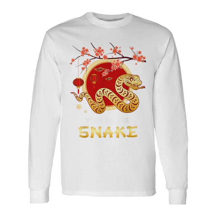 Year Of The Snake 2025 Lunar New Year Chinese New Year 2025 Long Sleeve ...