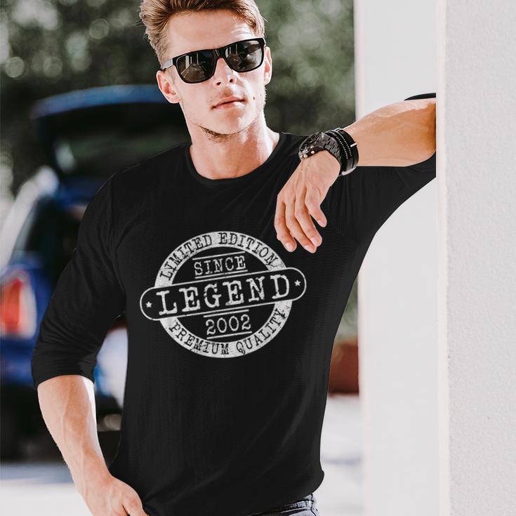 Legend Since 2002 Rustic Style Born In 2002 Birthday Long Sleeve T ...