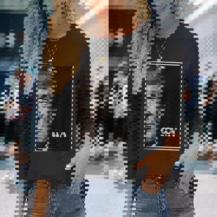 President Trump Inauguration 2025 Victory Souvenir GOAT Long Sleeve T ...