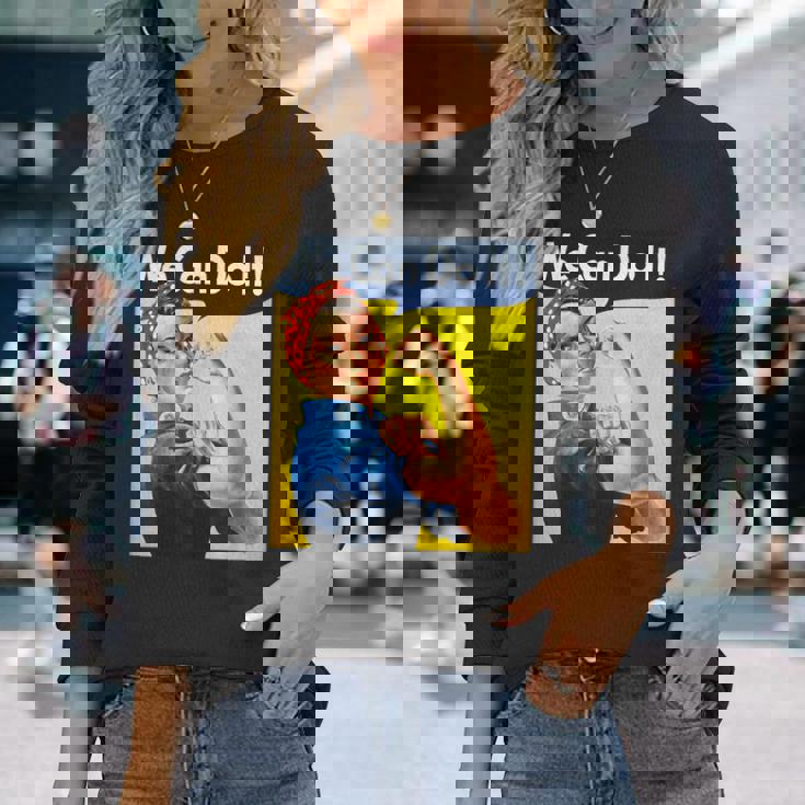 WE CAN DO IT Rosie The Riveter Feminist Icon Vintage Meme Long Sleeve T ...