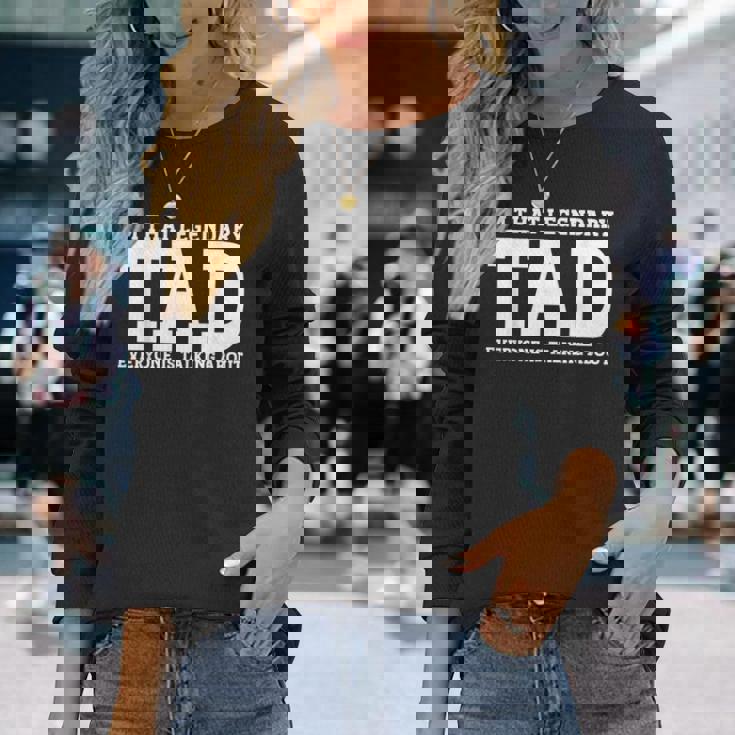 Tad Personal Name First Name Tad Long Sleeve T-Shirt - Monsterry