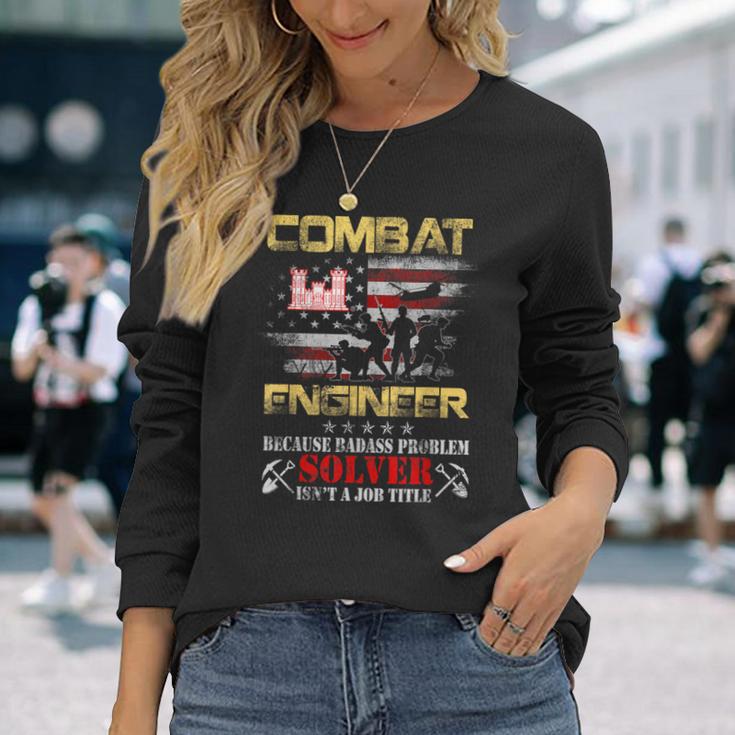 US Army Combat Engineer Problem Solver Combat Engineering Long Sleeve T ...