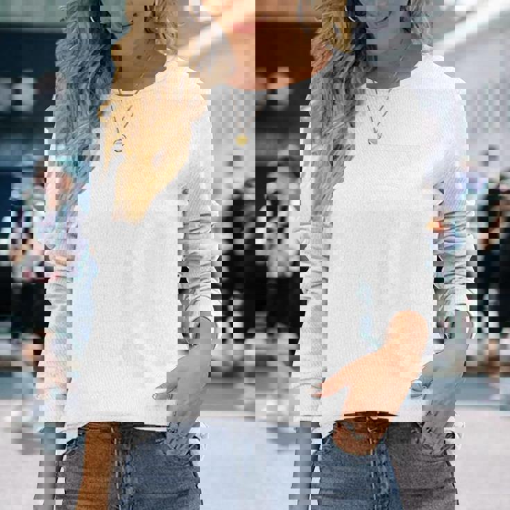 Exist Exit Sign Motivational Message Philosophy Slogan Long Sleeve T-Shirt - Monsterry