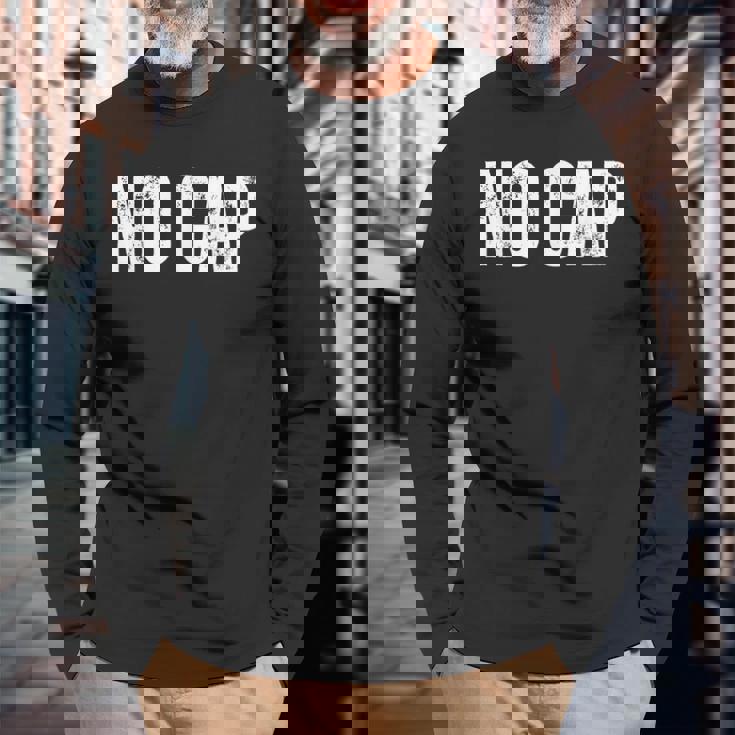 NO-CAP Gen-Z & Gen Alpha Slang Long Sleeve T-Shirt - Monsterry