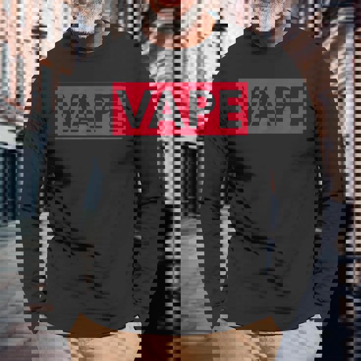 Vape Vaping Vaporizer Vapor Cloud Chasing Long Sleeve T-Shirt - Monsterry