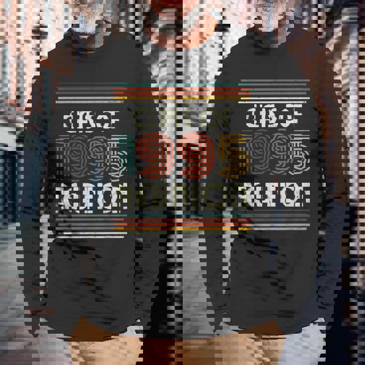 Vintage Class Of 1995 Reunion 30Th Graduation Classmate Long Sleeve T ...