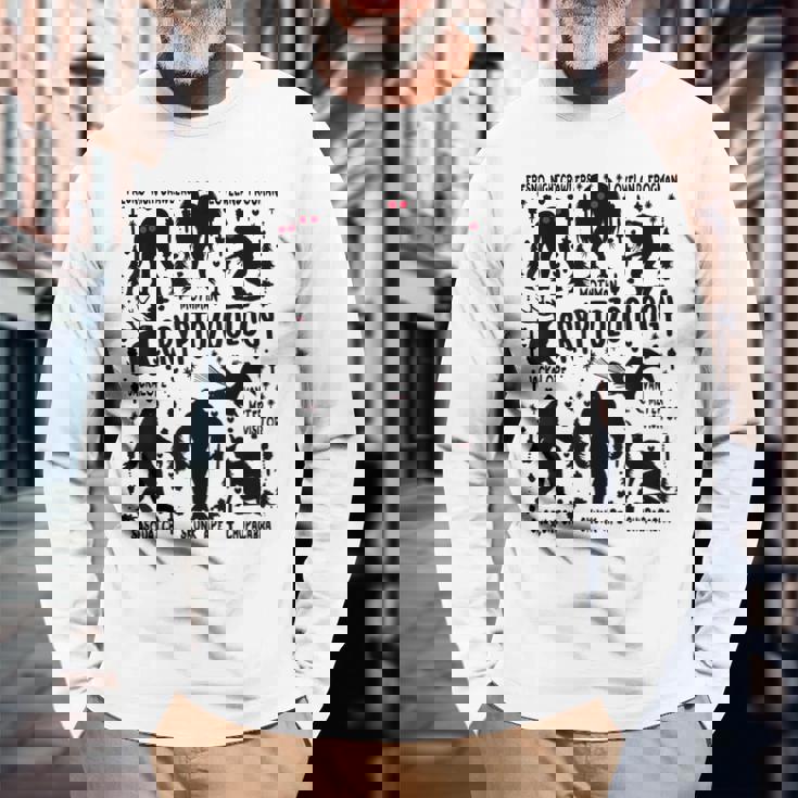 Cryptid Bigfoot Mothman Skunk Ape Cryptozoology Monsters Long Sleeve T ...