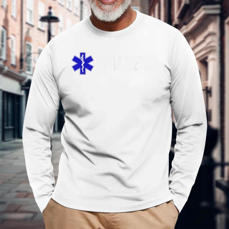 Paramedic Uniform Costume Star Of Life Emt Ems Ambulance Long Sleeve T ...