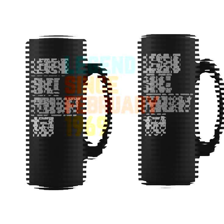 50th Birthday Legend Since February 1969 50 Years Old Graphic Print ...