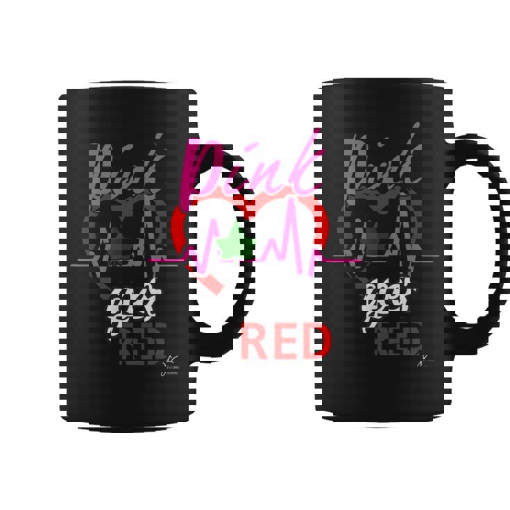 AKA Pink Goes Red For Heart Health Pretty Girl In Red Heart Graphic ...