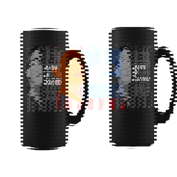 Alexandria Ocasio-Cortez AOC Agent Of Change Feminist 2022 Graphic ...