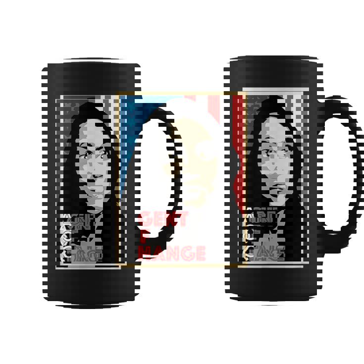 Alexandria Ocasio-Cortez AOC Agent Of Change Feminist Graphic Print ...