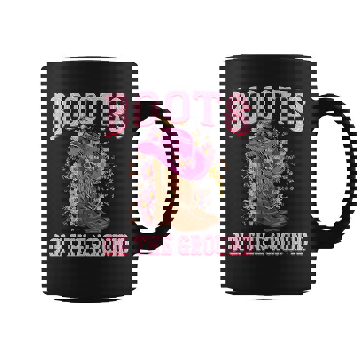 Boots On The Ground Cowgirl Linedance Boot Cowboy Western Coffee Mug ...