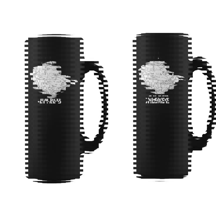 Challenger 2 British Main Battle Tank Silhouette Diagram Tank Top ...