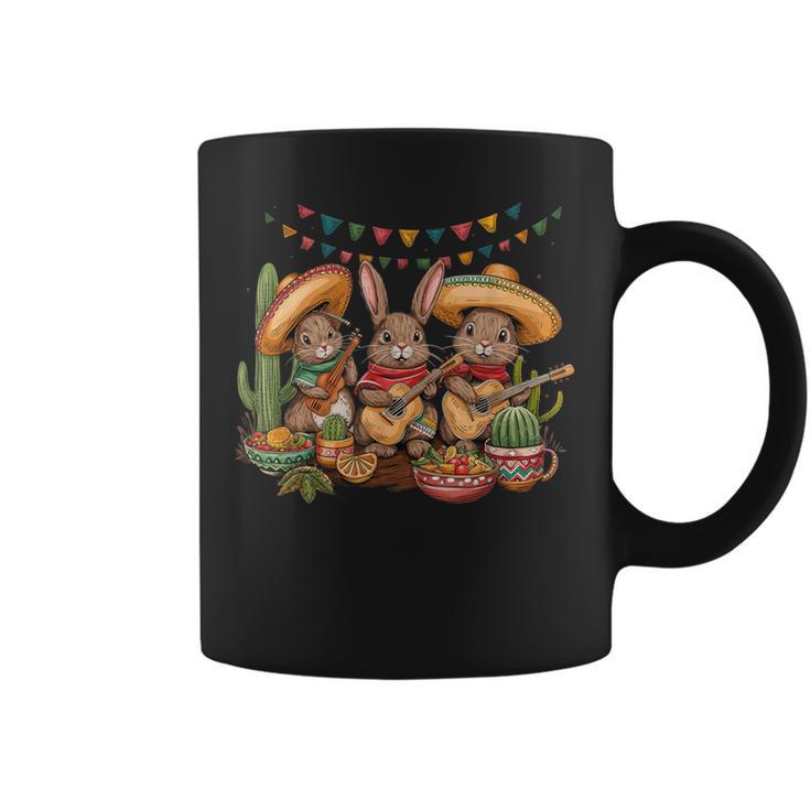 Cinco De Marcho Bunny Sombrero Mexican Bunny Graphic Print Coffee Mug ...