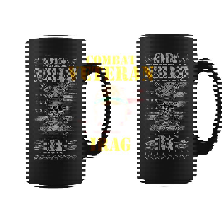 Combat Veteran Iraq Proud Army Family Veterans Day Graphic Print Coffee ...