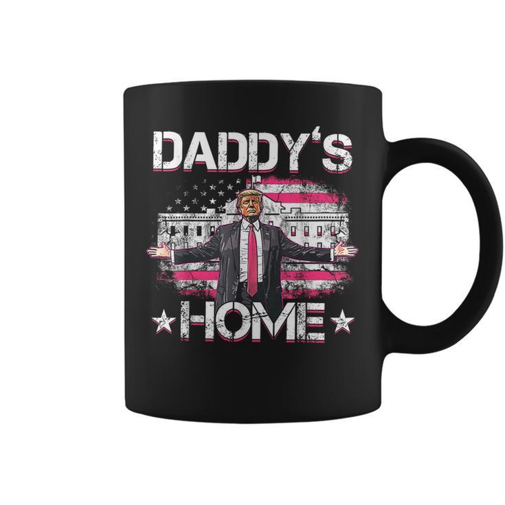 Daddys Home Trump Pink 2024 Trump Take America Back Graphic Print ...
