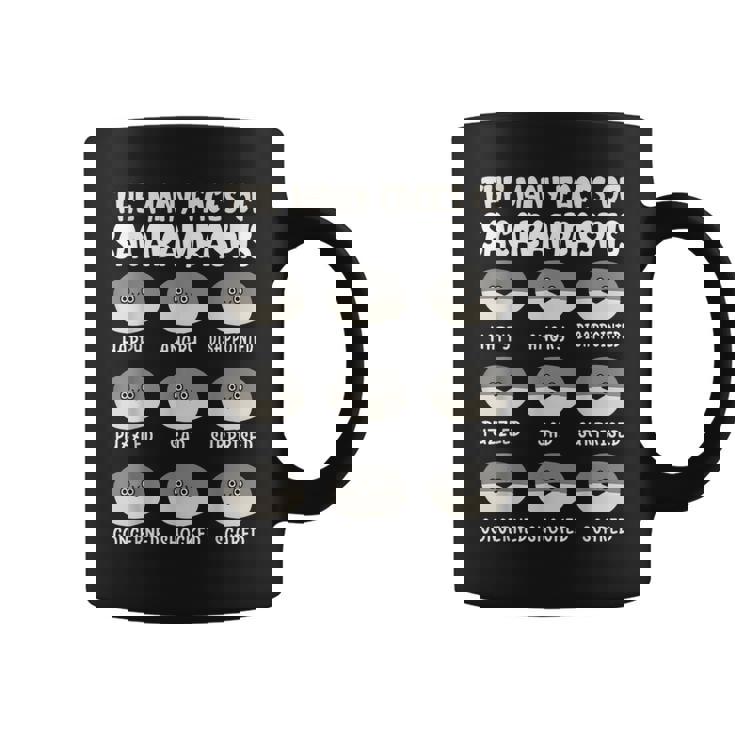 The Many Faces Of Sacabambaspis Fish Meme Graphic Print Coffee Mug ...