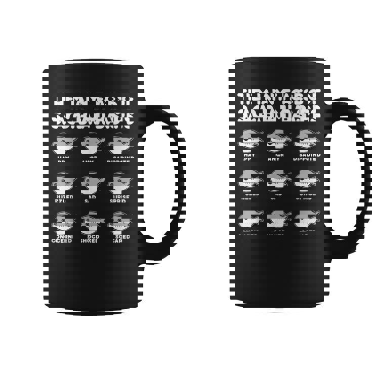 The Many Faces Of Sacabambaspis Fish Meme Graphic Print Coffee Mug ...